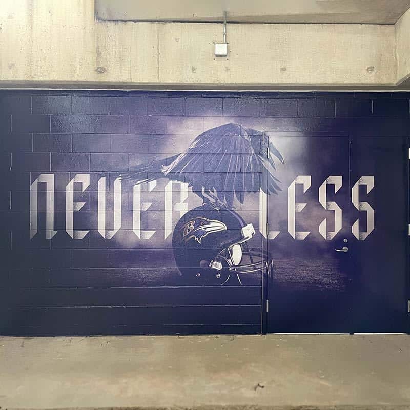 Baltimore Ravens Outdoor Wall Graphics - Strategic Factory
