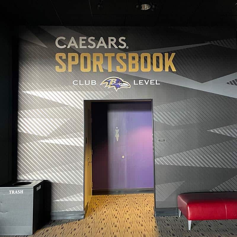 Baltimore Ravens Indoor Wall Graphics - Strategic Factory