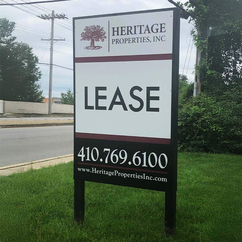 Heritage Properties Post and Panel Sign - Strategic Factory
