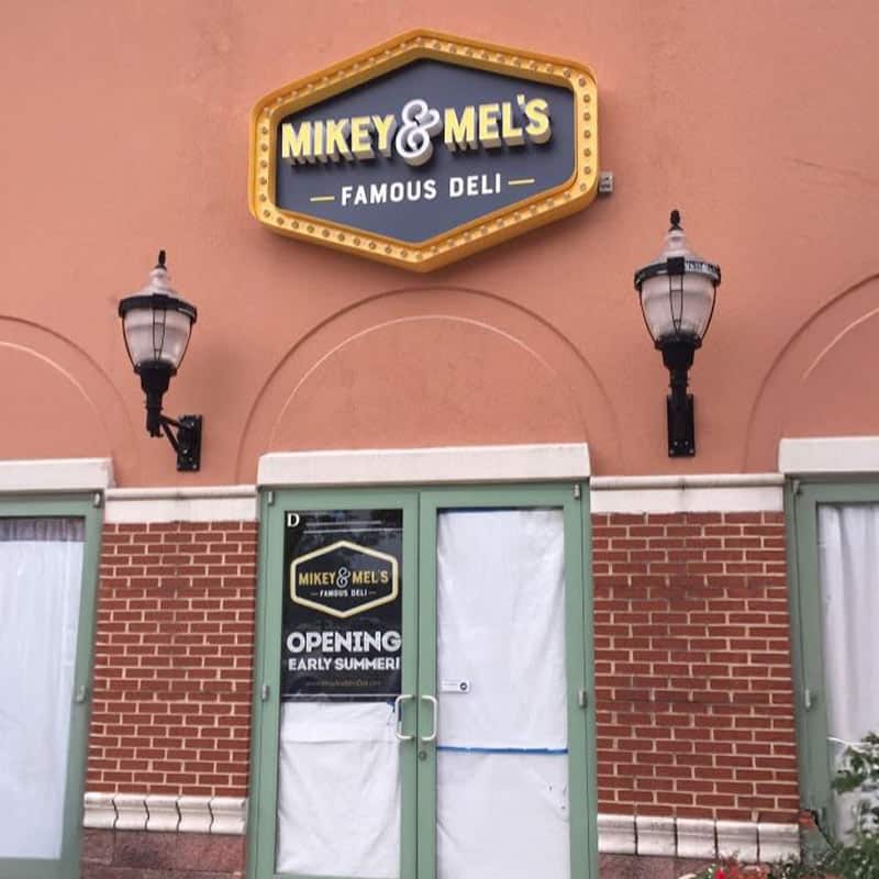 Mikey & Mel's Famous Deli Dimensional Letter Marquee Sign - Strategic ...