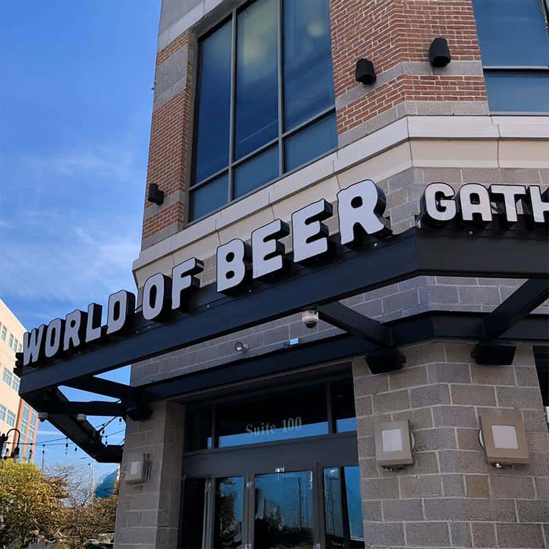 World of Beer Channel Letter Sign - Strategic Factory